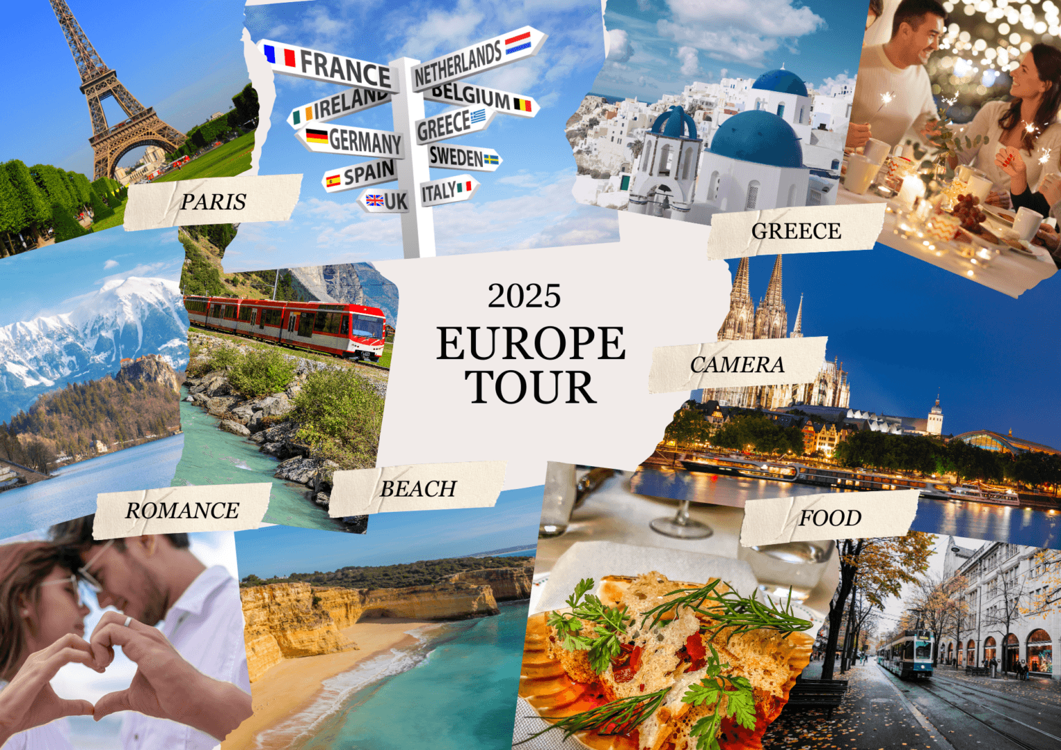 Romantic Getaways: Europe Tour 2025 for Couples to Explore